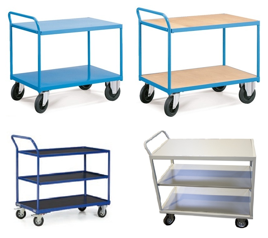 Etažna kolica za transport - Metalne kutije, plato kolica, transportna ...